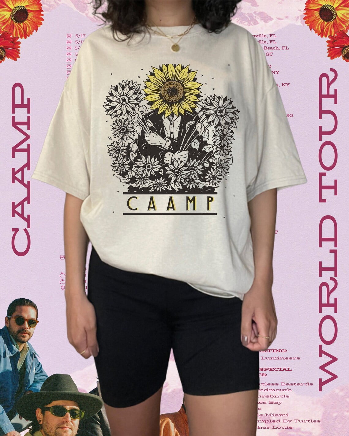 Caamp Band Fall Tour 2022 Shirt, Caamp Band Tour Sweatshirt - Walmart.com