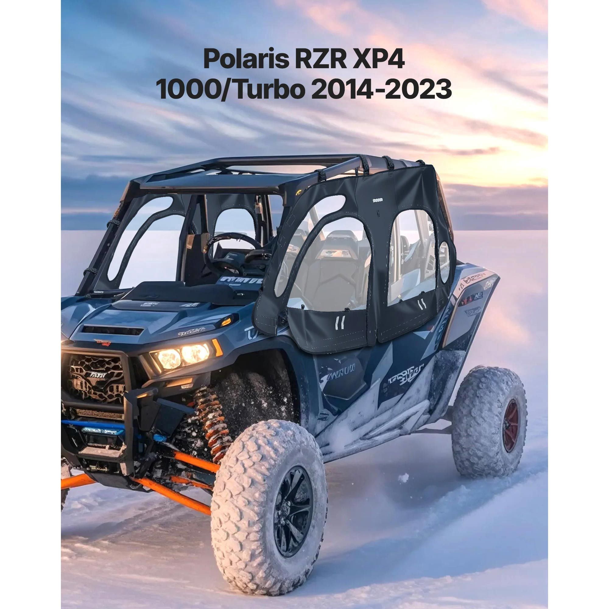 Cab Enclosure Upper Doors, with Polaris RZR XP4 1000/Turbo 2014-2023 ...