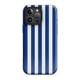 Cabana Boy Navy White Stripe Case for iPhone 11 12 13 14 15 16 17 Pro ...