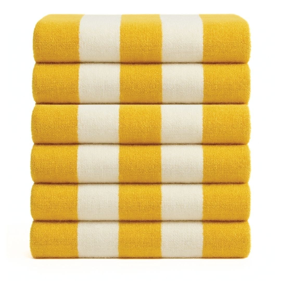 Top Cotton Cotton Beach Towels, Pack of 6 - 30"x60" Quick Dry Towels ...