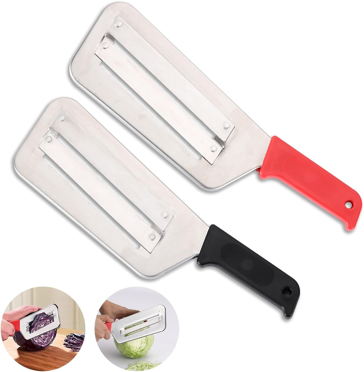 Cabbage Chopper Shredder, 2 Pack Cabbage Cutter Knife Kitchen Slicer ...