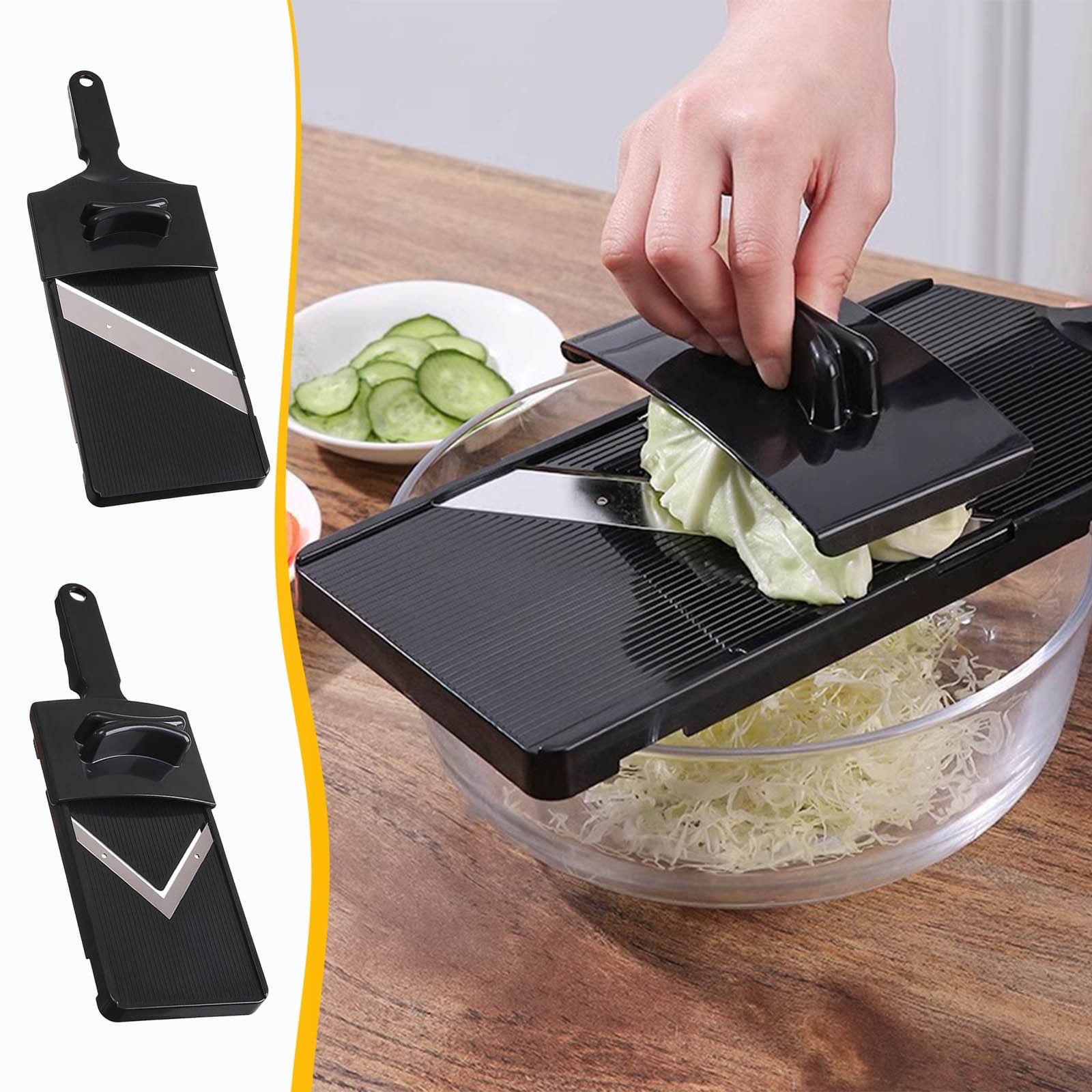 Cabbage Grater Shredder Stainless Steel Slicer | Fine Cabbage Shreds ...