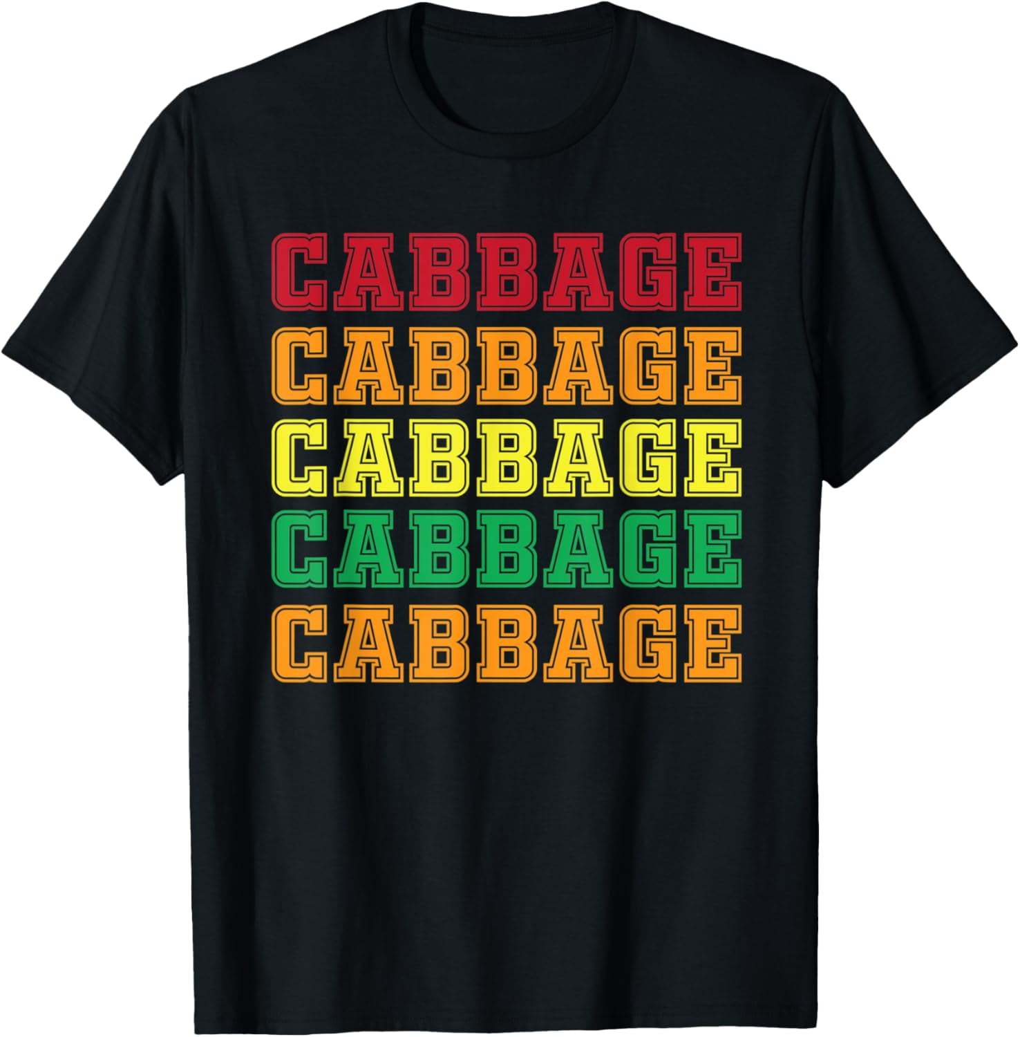Cabbage Lettering Outfit Love Lettuce Savoy Cabbage T-Shirt - Walmart.com