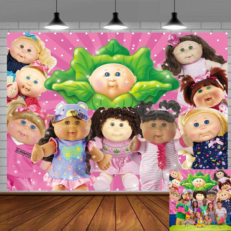 Cabbage Patch Backdrop Banner Party Supplies Poster Movie Theme ...