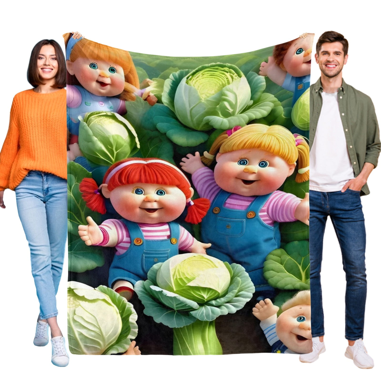 Cabbage Patch Kids-Anti-Pilling Flannel Blanket Soft Lightweight Plush ...