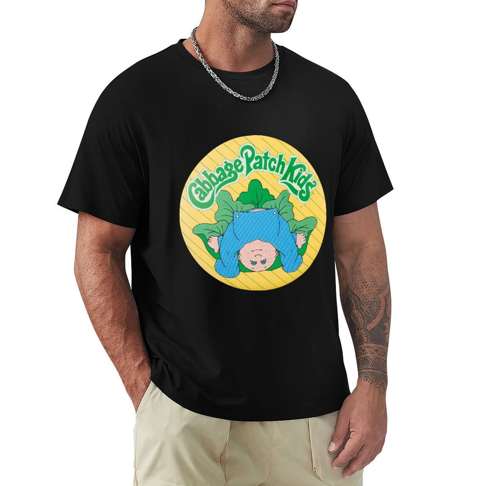 Cabbage Patch Kids Rad Men's Classic Short Sleeve T-Shirts Black L ...