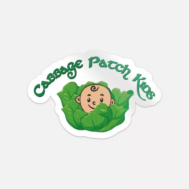 Cabbage Patch Kids Sticker Phone Decal Water Bottle Stickers Car Decals ...