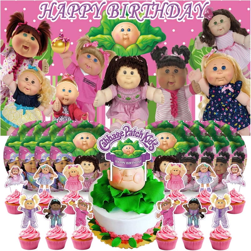 Cabbage Plates Birthday Party Supplies Decor Decorations Background ...