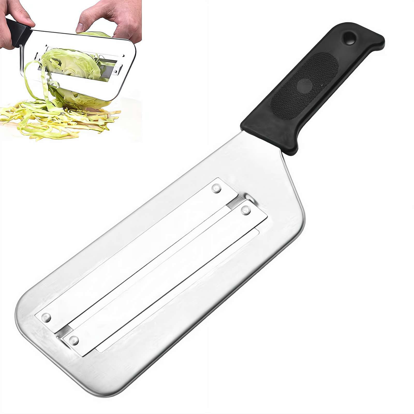Cabbage Slicer for Coleslaw, 2026 Upgraded Stainless Steel Lettuce ...