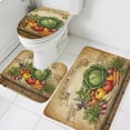 Cabbage Tomatoes Carrots Bathroom Rugs Set Onions Herbs Harvest ...
