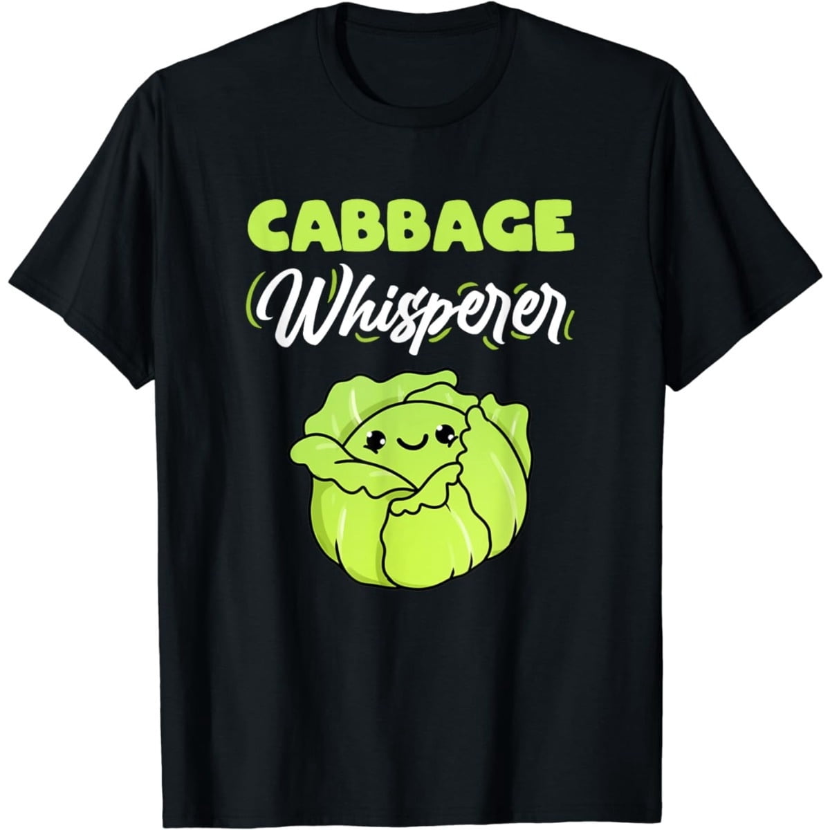 Cabbage Whisperer Cabbage Lover T-Shirt - Walmart.com