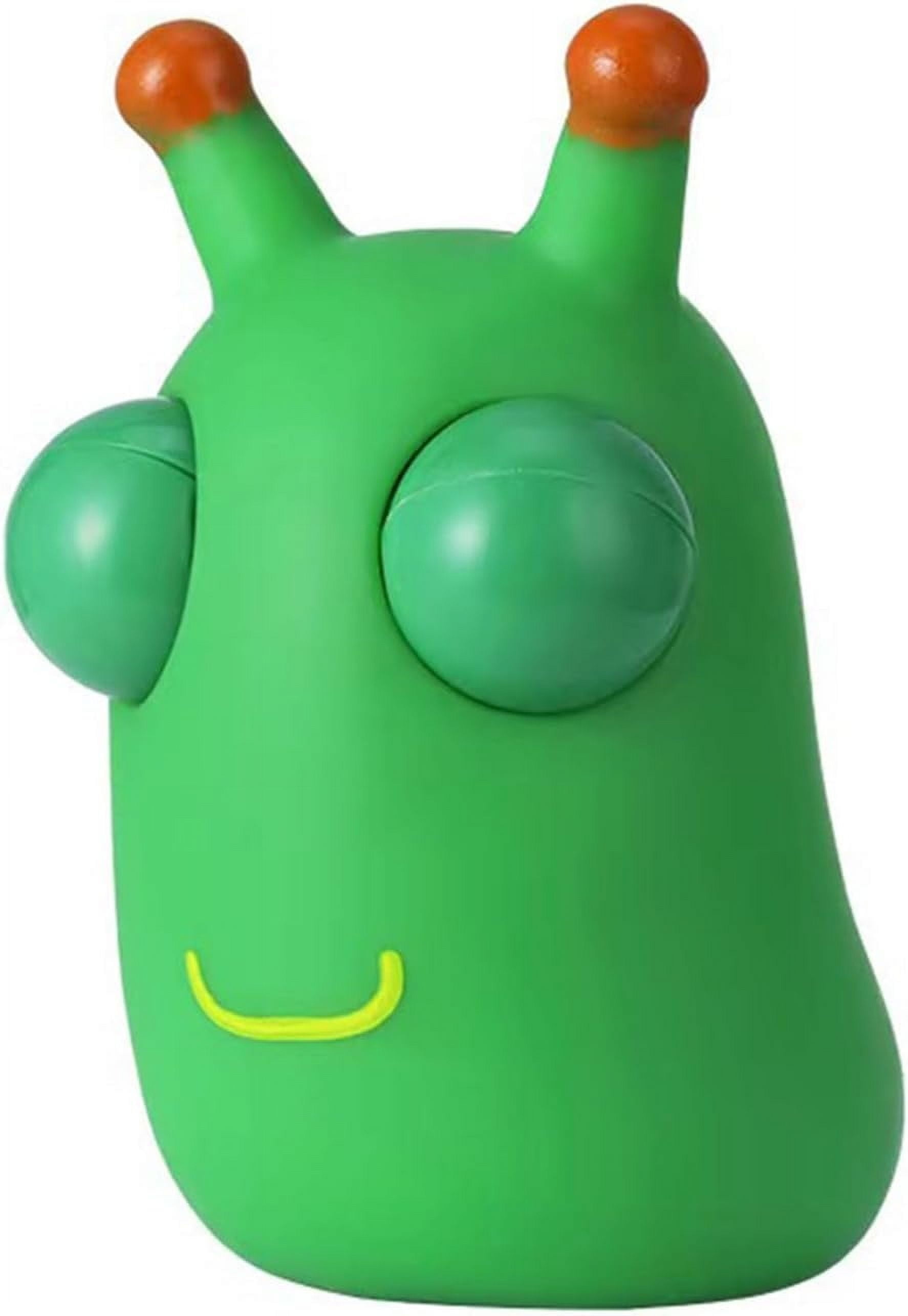 Cabbage Worm Stress Toy, Cabbage Worm Toy with Popping Eye, Caterpillar ...