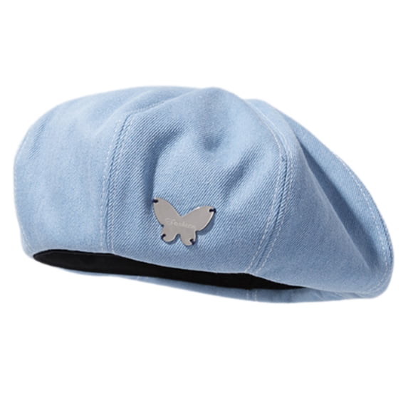 Cabbie Hat Denims Winter Autumn Outfit Simple Painter 2000s Trend ...