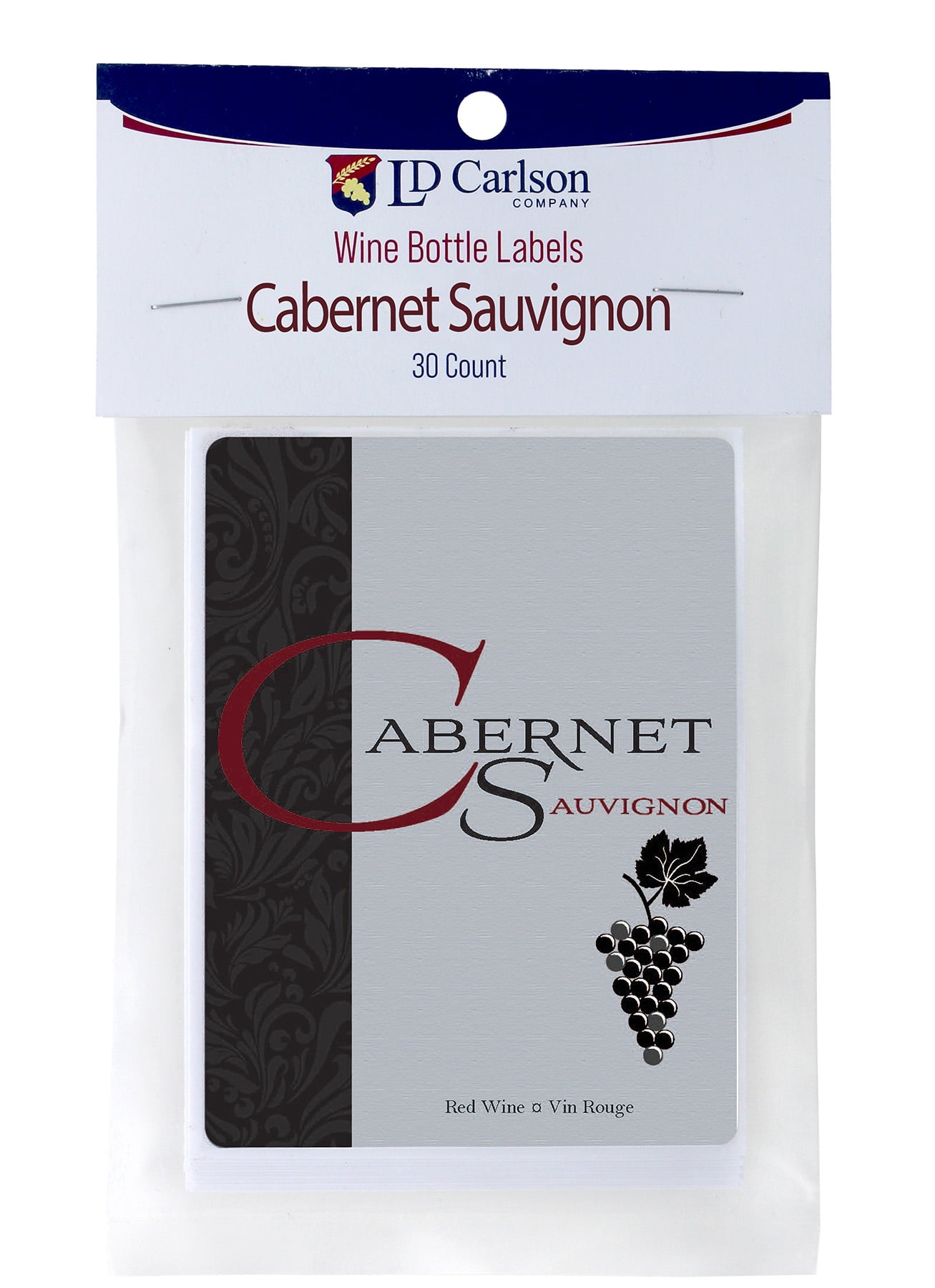 Cabernet Sauvignon Wine Labels 30/Pack Varietal Collection - Walmart.com