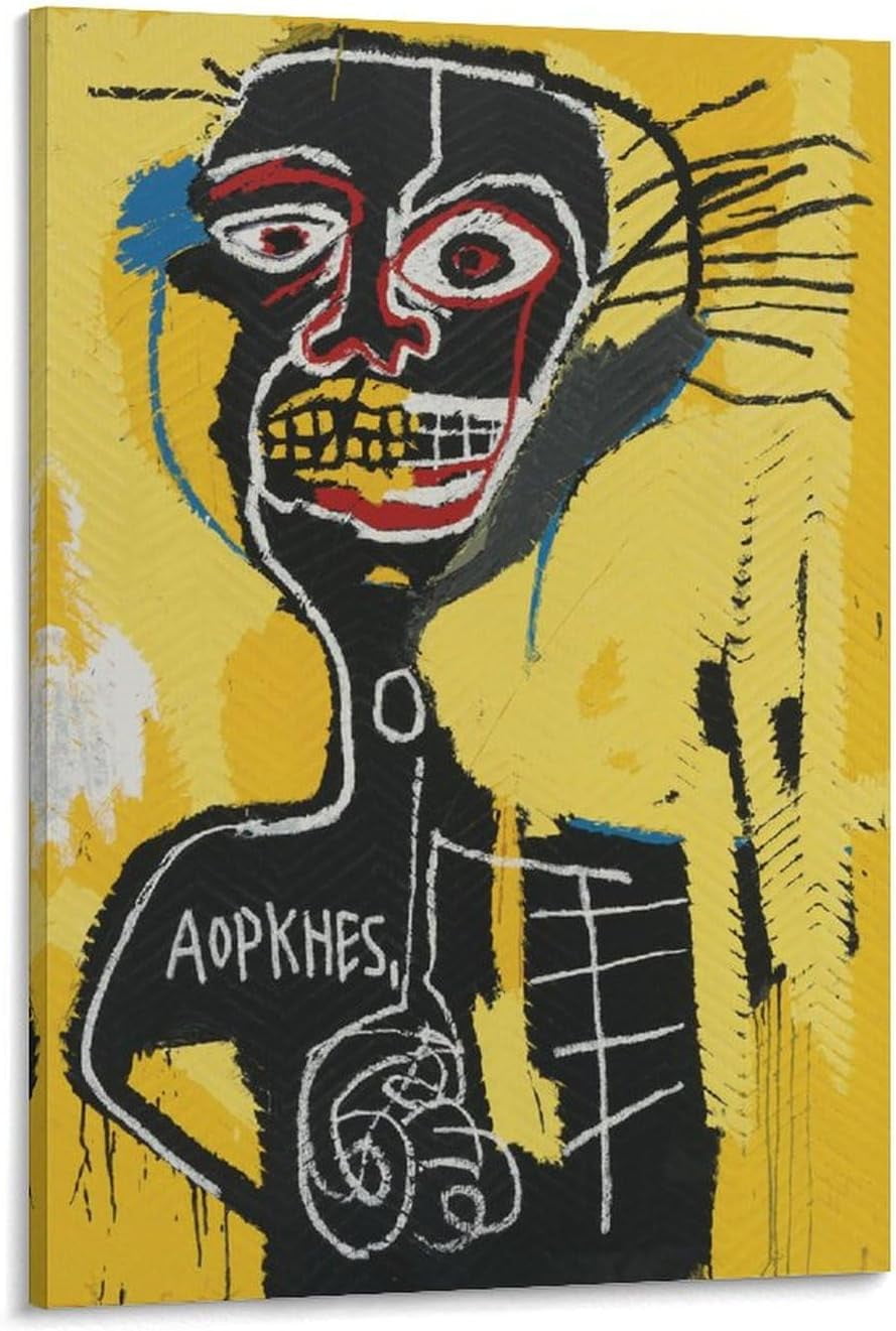 Cabeza Mi-chel Basquiat Poster Poster Decorative Painting Canvas Wall ...