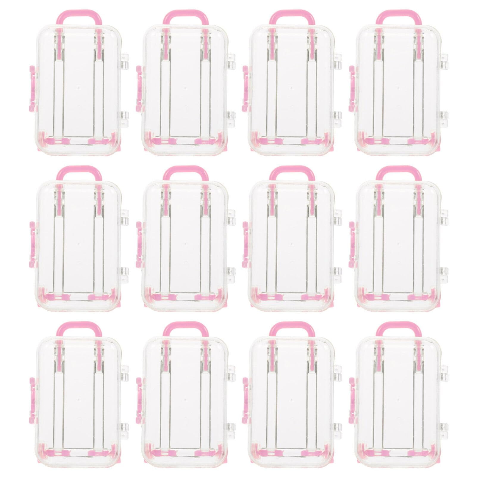 Cabilock 12PCS Cute Travel Hard Suitcase Gift Boxes Mini Suitcase Small ...