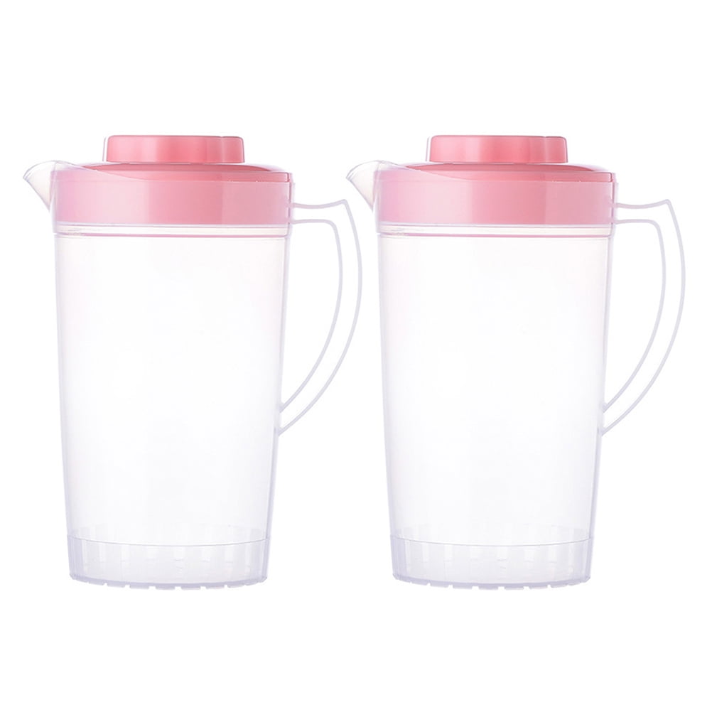 Cabilock 2L Plastic Water Pitcher with Lid (2 Pcs) - Walmart.com