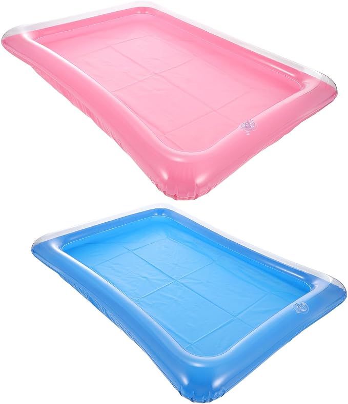 Cabilock 2pcs Water Inflatable Tray Floating Cooler Drink Cooler for ...