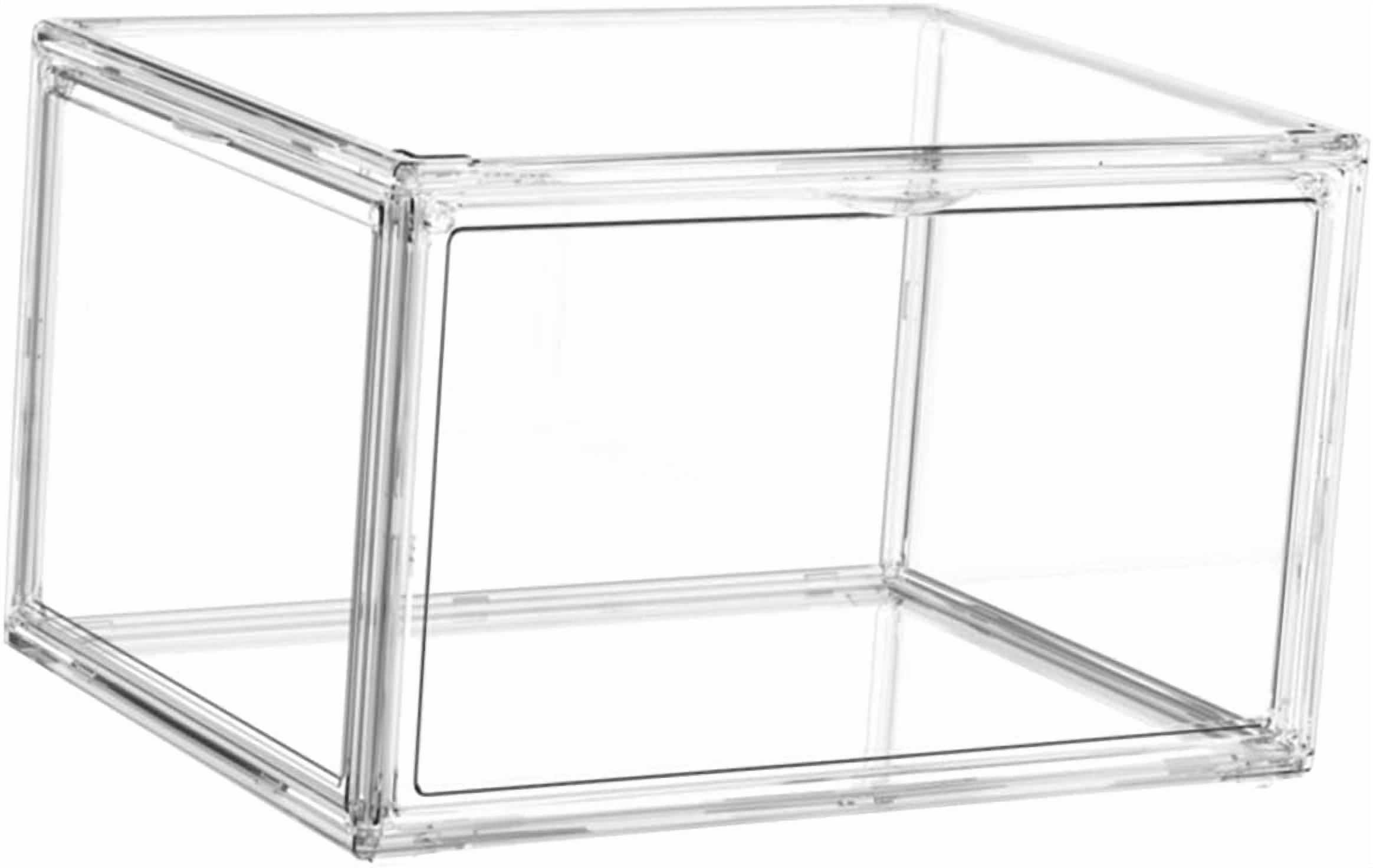 Cabilock Acrylic Storage Box for Books Transparent Textbook Organizing ...