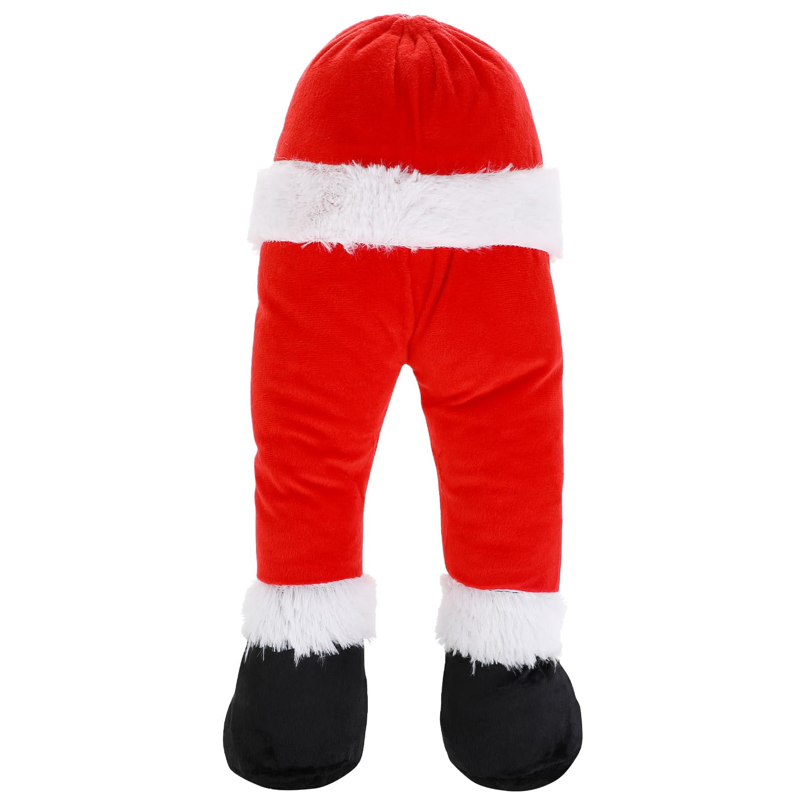 Cabilock Christmas Santa Claus Legs Ornament, 15'' Santa Fake Legs ...