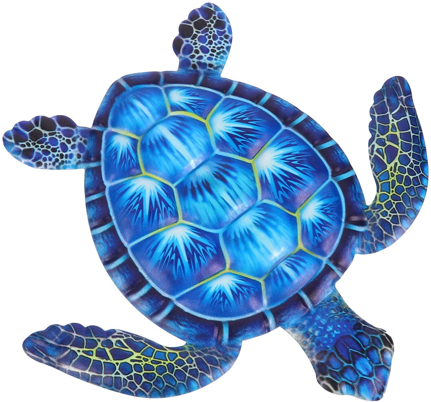 Cabilock Metal Sea Turtle Wall art Decor, Outdoor Indoor Nautical ...