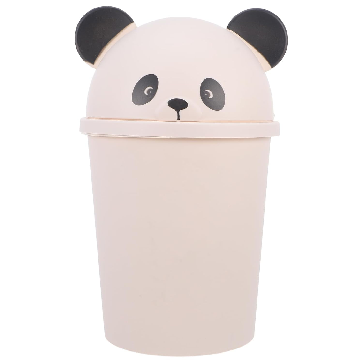 Cabilock Panda Trash Can Trashcans for Kitchens with Lid Bathroom ...