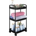 Cabilock Rolling Storage Cart Compact Utility Organizer for Bedroom ...