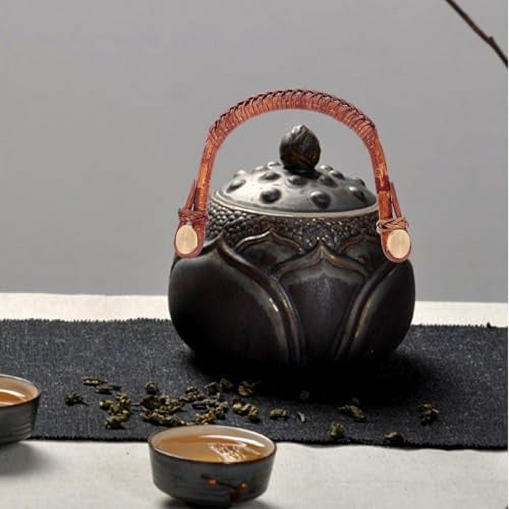 Cabilock Teapot Handle Replacement Rattan Tea Kettle Handle U Shaped ...