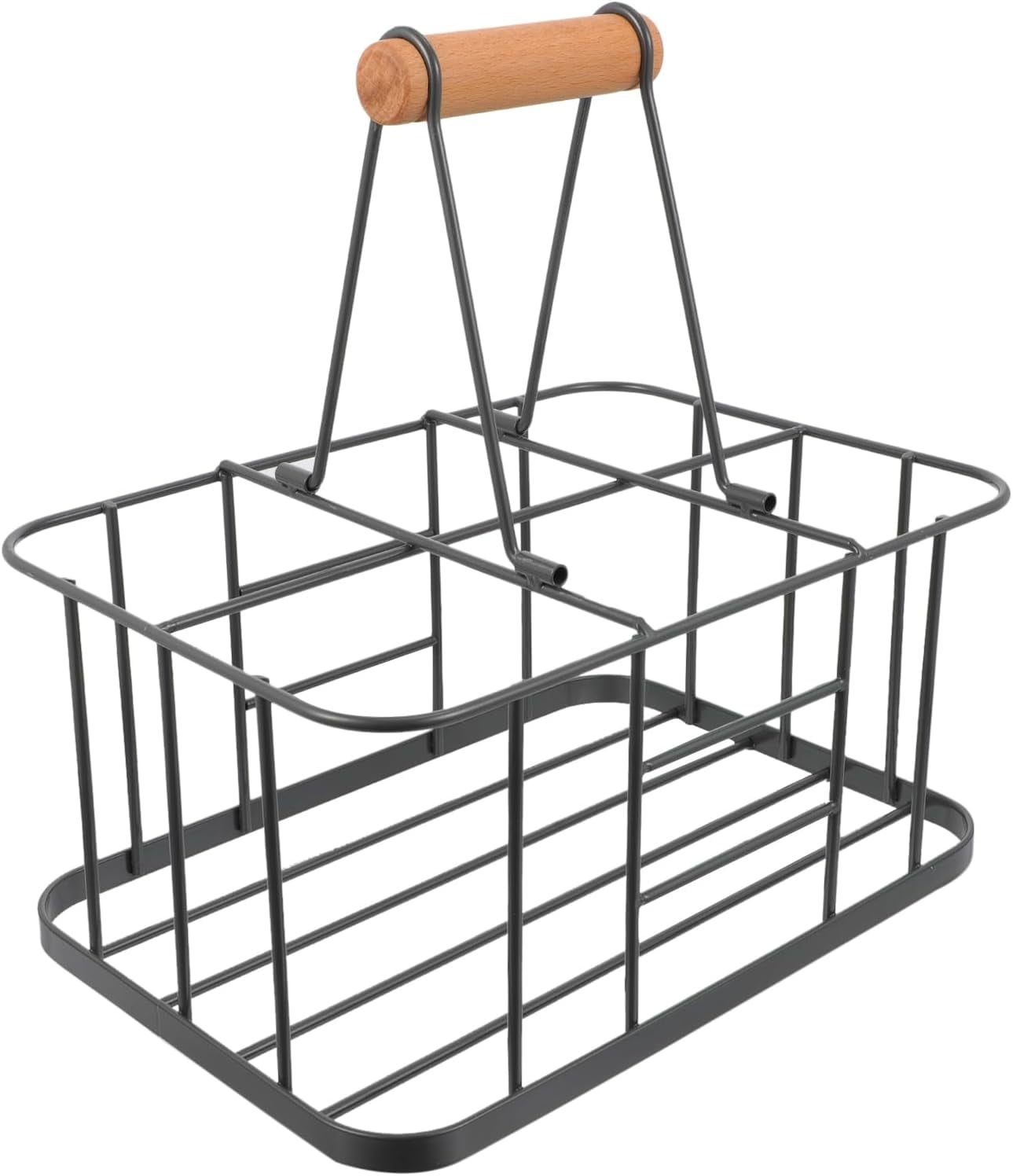 Cabilock Water Bottle Carrier Milk Bottle Holder Wire Metal Doorstep ...