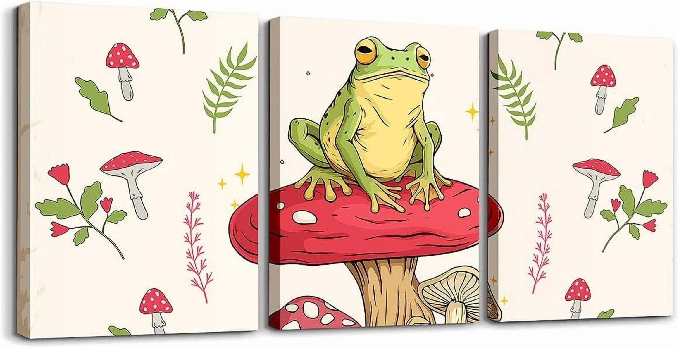 Cabin Bear Canvas Wall Art for Living Room Bedroom 12" x 16" 3 Piece ...