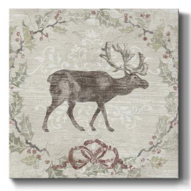 Dasher Christmas Wagon - Holiday Wall Decor x20 Canvas Print - Walmart.com