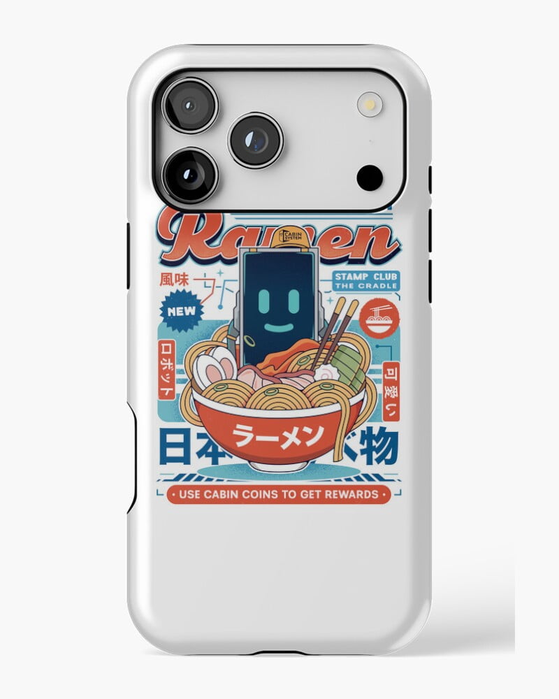Cabin Coins Ramen Vintage H1508 Premium Durable Case for iPhone 17 16 ...