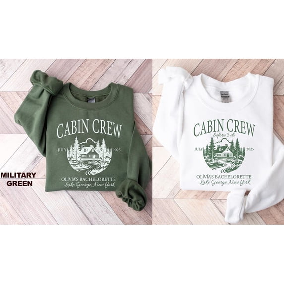 Cabin Crew Bachelorette Sweatshirt, Camping Bachelorette Party Shirt ...