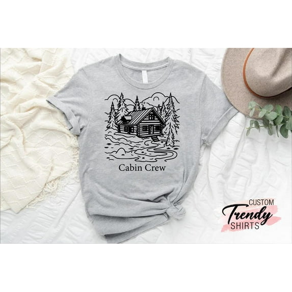 Cabin Crew Shirt, Family Camping Tee, Camping Vibes Shirt, Camp Life ...