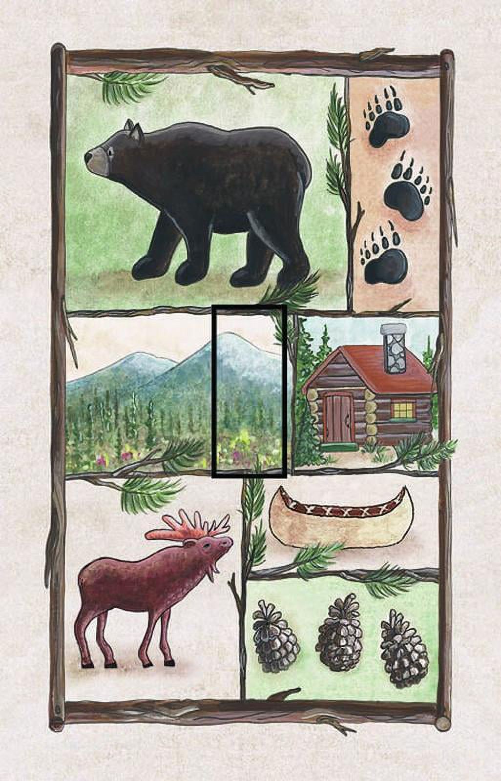 Cabin Fever DJ Single Toggle SwitchStix Peel and Stick Art Deco Switch ...