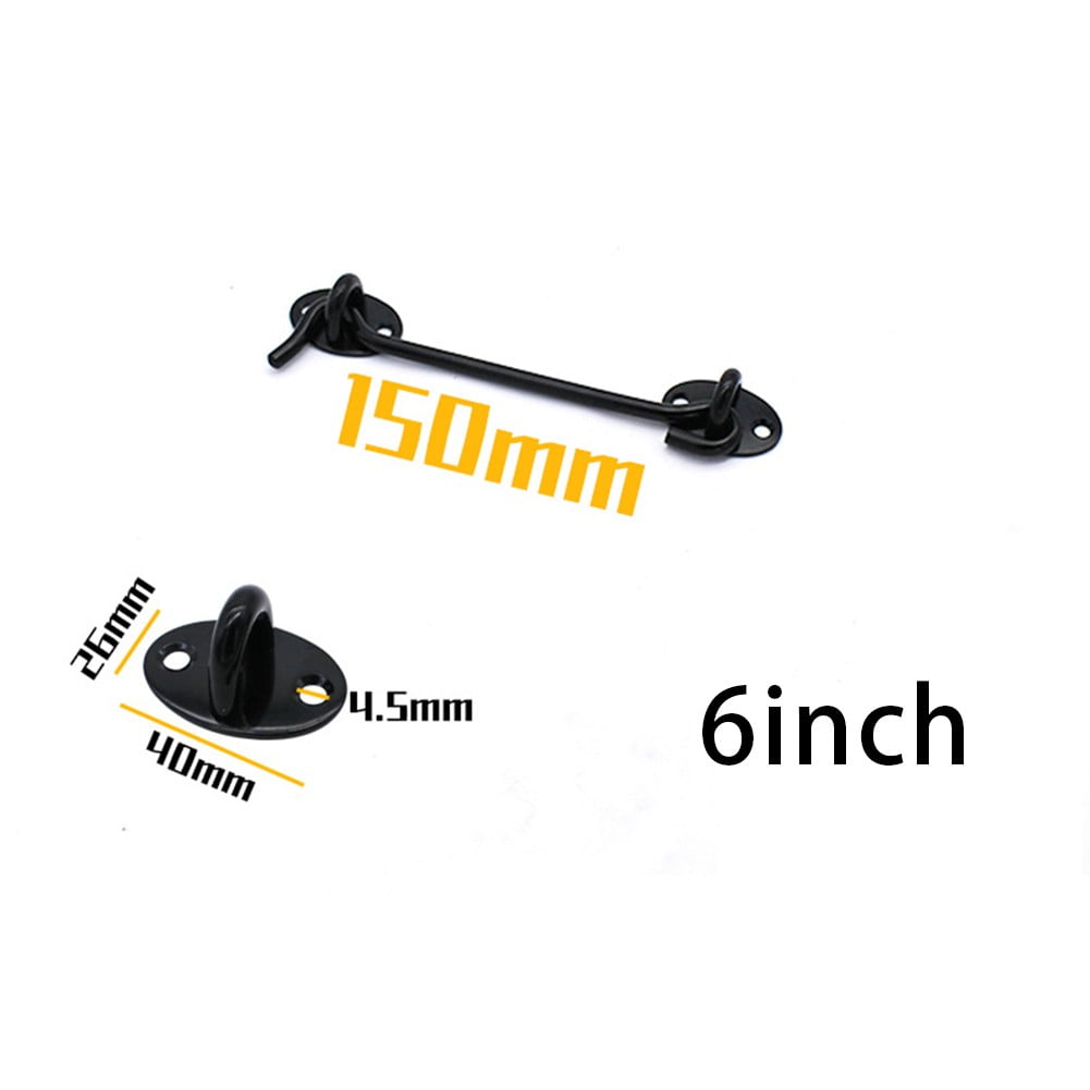 Cabin Hook And Eye Latch Lock Shed Gate Door Stainless Steel Catch ...