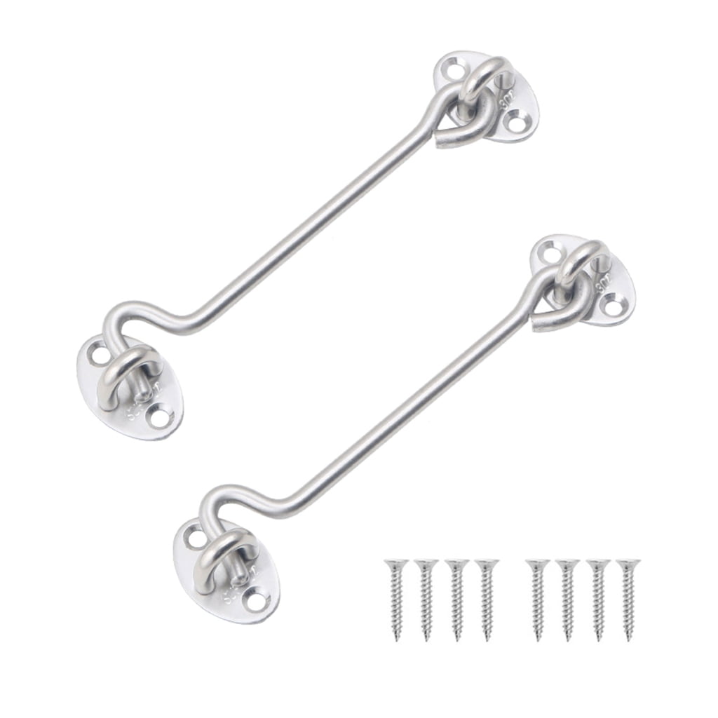 Cabin Hook Gate Hook Stainless Steel Heavy Duty Gate Latches Hook & Eye ...