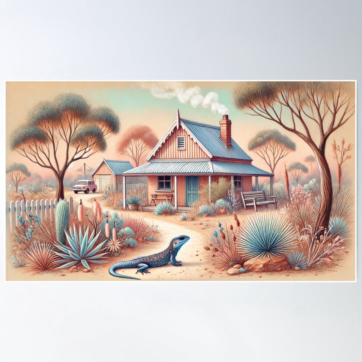 Cabincore: Welcome Home Poster Wall Art, Modern Wall Decor For Living ...
