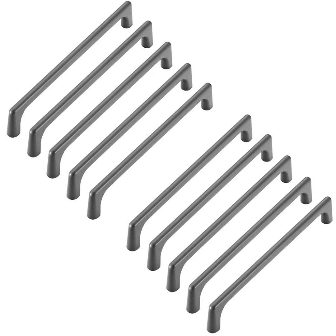 Cabinet Bar Handle - Solid Furniture Pull, 10-Pack for Kitchen Cupboard ...