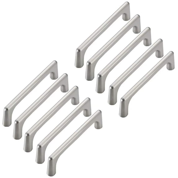 Cabinet Bar Handle - Solid Furniture Pull, 10-Pack for Kitchen Cupboard ...