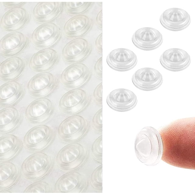 Cabinet Bumpers Rubber Bumpers, Circular Dots Shaped Self Adhesive ...