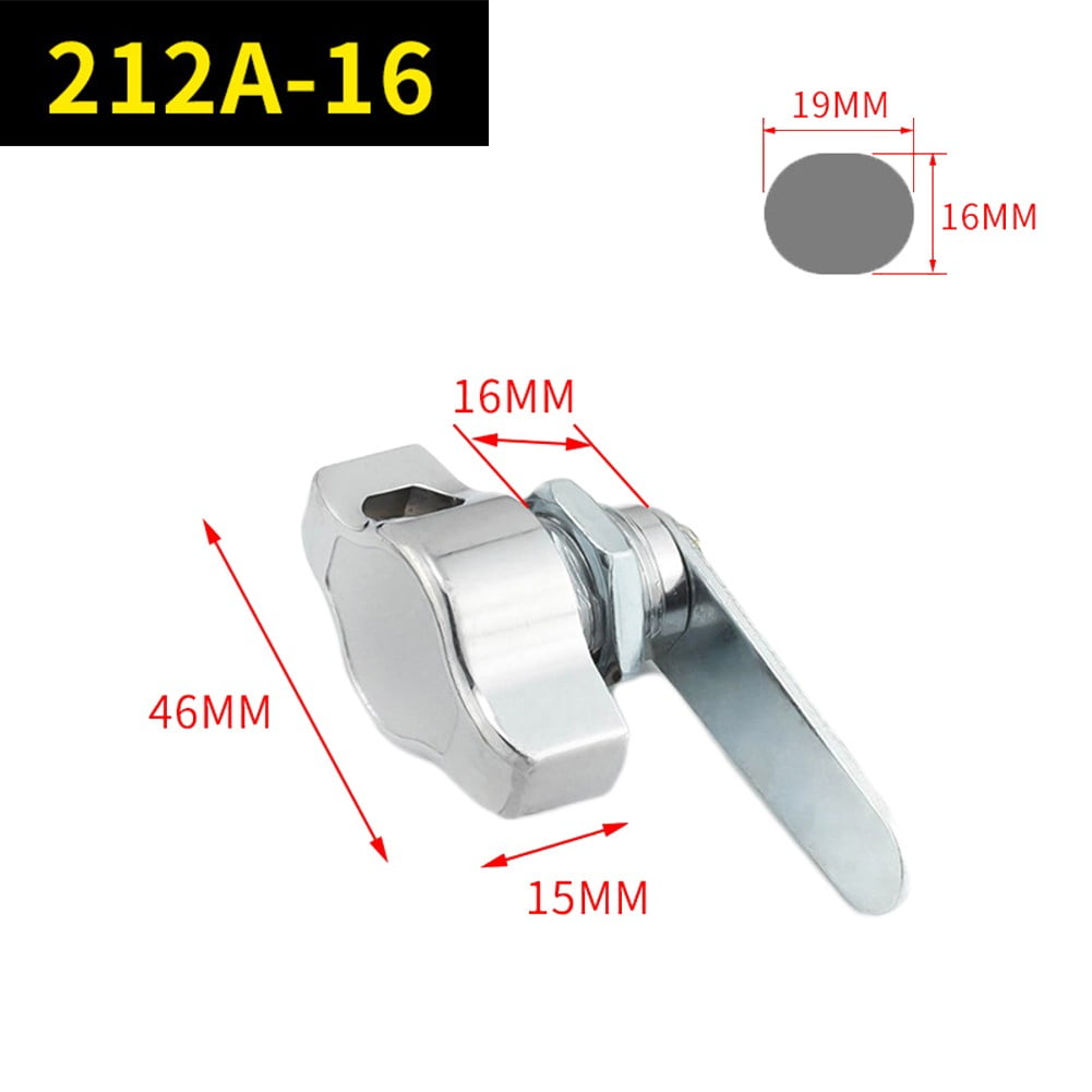 Cabinet Cam Lock Cabinet Door Padlock Zinc Alloy Keyless Mechanical ...
