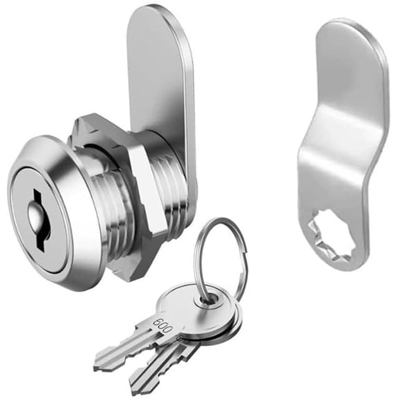 Cabinet Cam Locks Keyed Alike, 5/8 inch Toolbox Lock, Cabinet, Desk ...