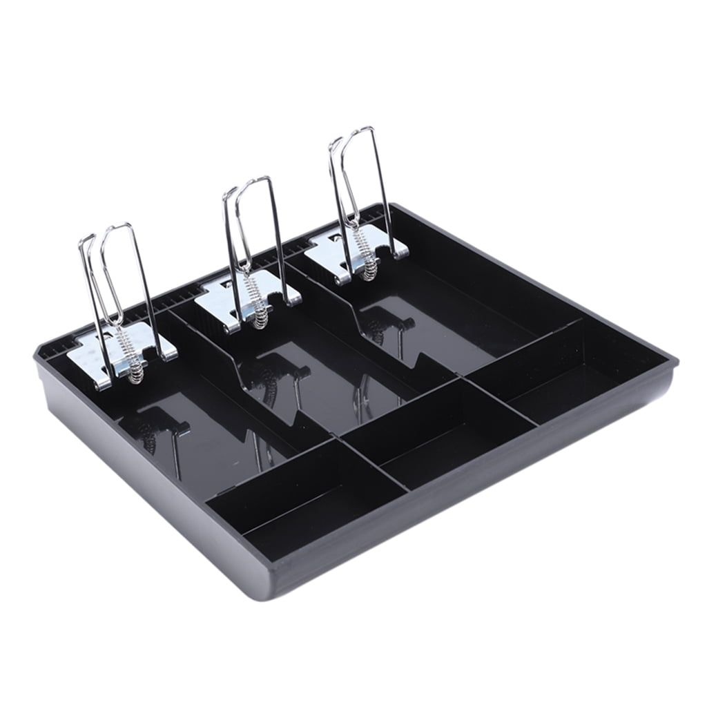 Cabinet Cash Drawer Register Insert Money Tray 3 Compartment Storage ...