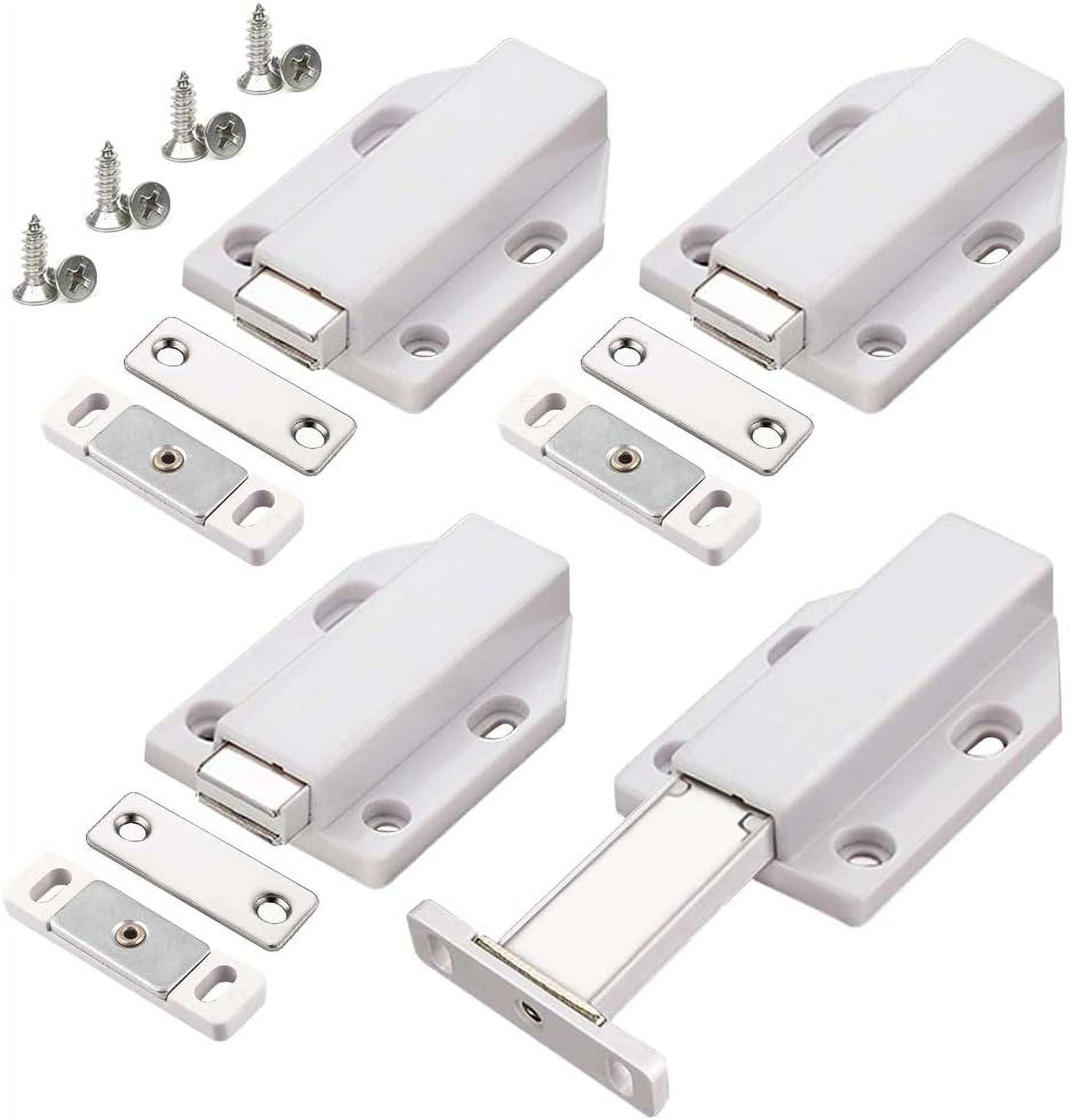 Cabinet Catch, Drawers Release with Magnetic Push Latch Heavy Duty ...