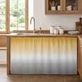 Cabinet Curtain 28''W x 51''L, Color Gradient Pattern Under Sink ...