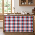 Cabinet Curtain 32''W x 55''L, 4th of July Under Sink Curtain Drapes ...