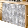 Cabinet Curtain 35''W x 35''L, Animal Leather Under Sink Curtain Drapes ...
