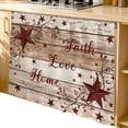 Cabinet Curtain 35''W x 35''L,Vintage Farmhouse Under Sink Curtain ...