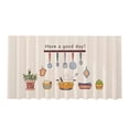 Cabinet Curtain For Kitchen Storage Dustproof Fabric Simple ...